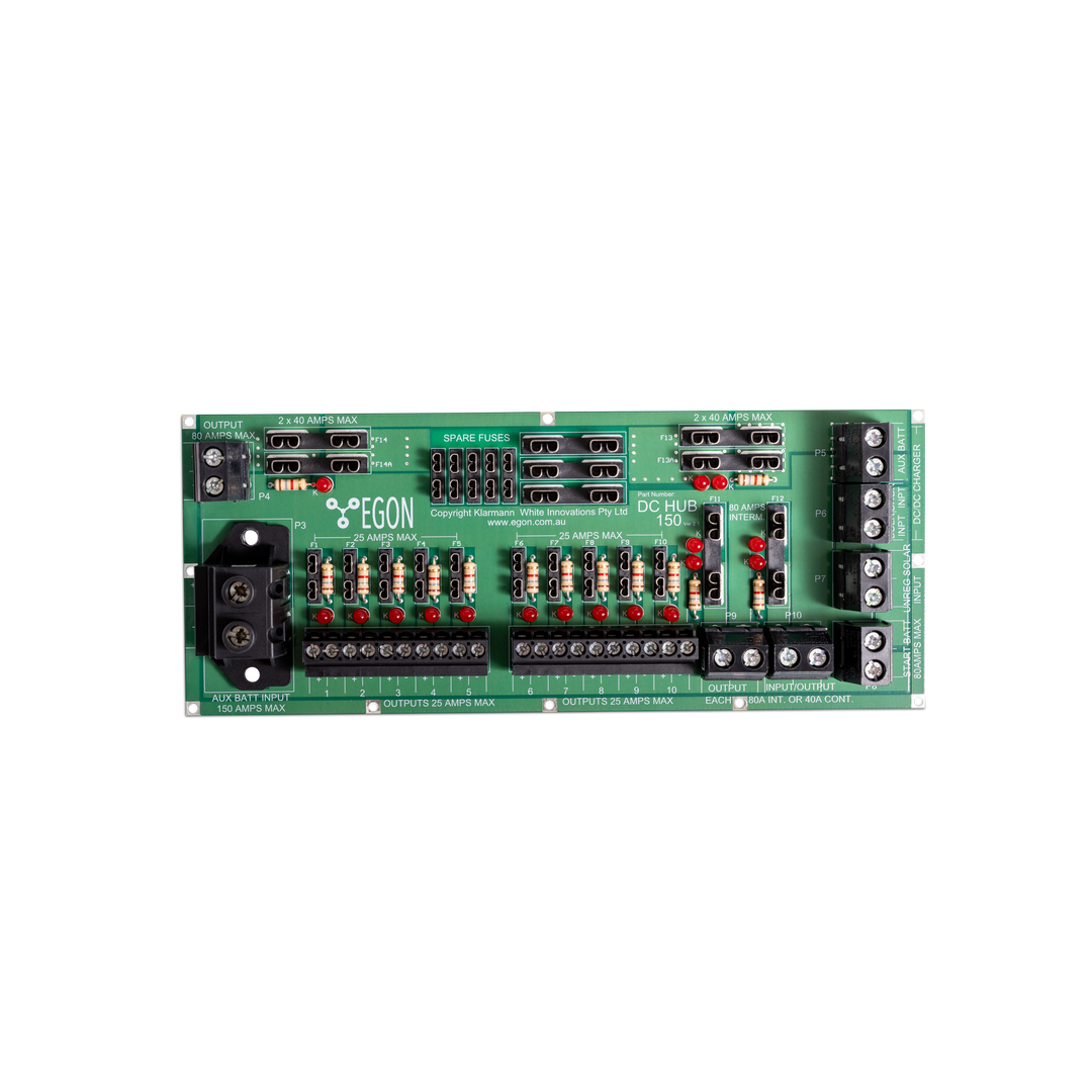 Egon DC-Hub Power Distribution Hub For Dual Battery Systems Integrated ...